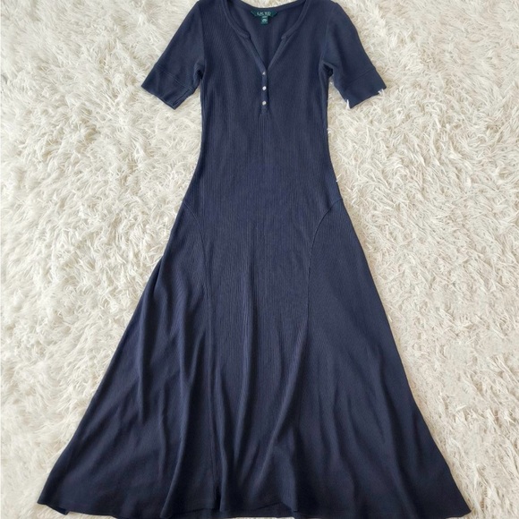 Ralph Lauren | Dresses | Ralph Lauren Dark Blue Maxi Dress | Poshmark